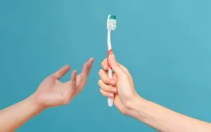 do not share toothbrushes - Bradford Family Dentistry
